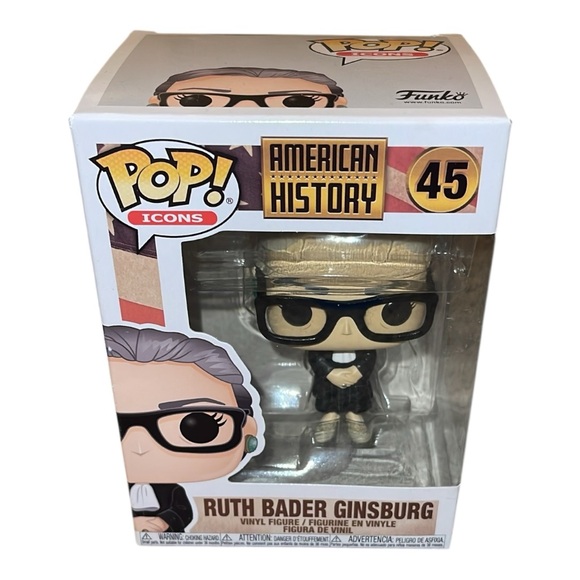 Funko | Toys | Funko Pop Icons Ruth Bader Ginsburg 45 New In Box | Poshmark